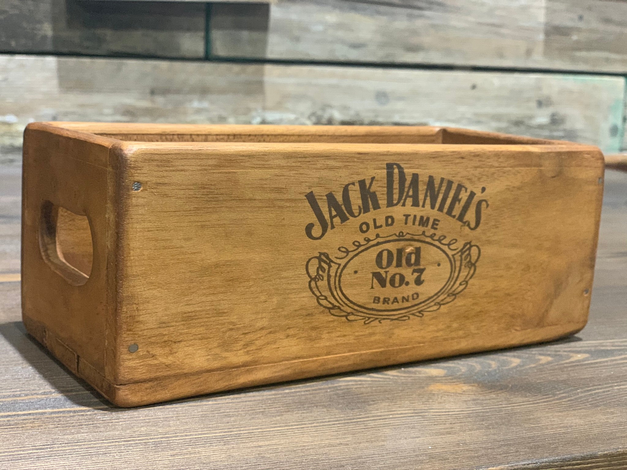 Jack Daniel's Whisky Wooden Crate – Oh So Chic